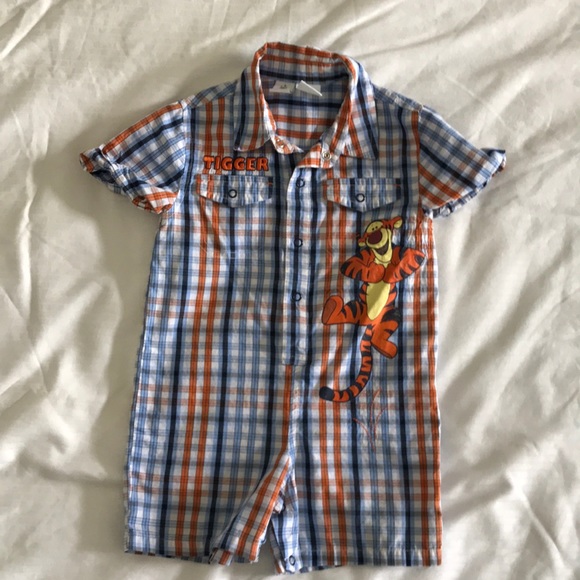Disney | One Pieces | Baby Boy Disney Tigger Romper | Poshmark